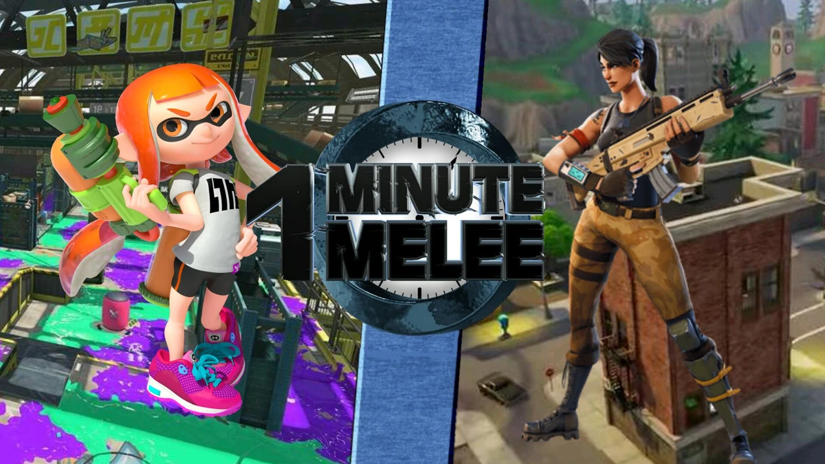 Inkling Girl vs Fortnite Soldier | One Minute Melee Fanon Wiki | Fandom