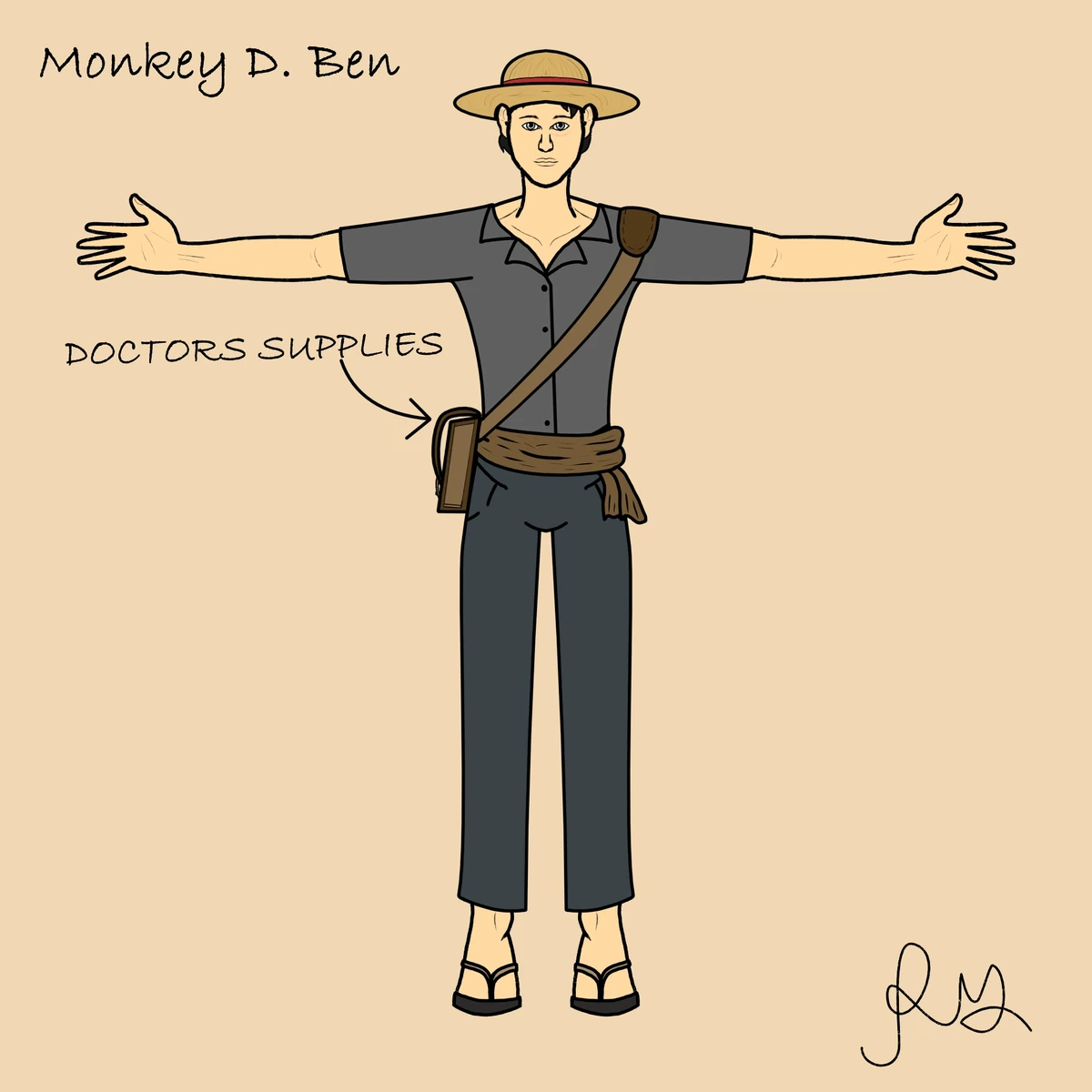 Monkey D. Ben | One piece dnd Wiki | Fandom