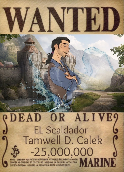 Tamwall D Calek Wanted Poster | One Piece Fan Dnd Wiki | Fandom