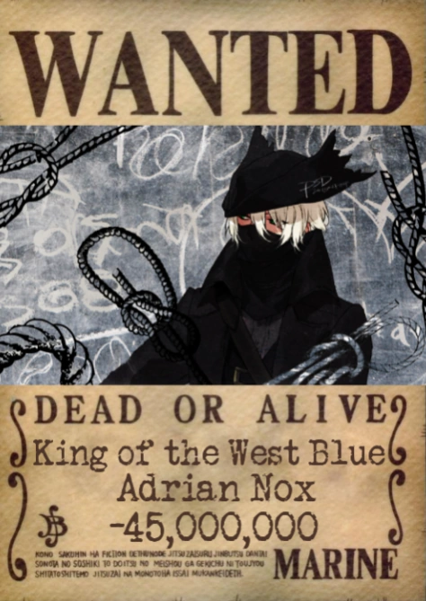Captain Adrian Nox Wanted Posted | One Piece Fan Dnd Wiki | Fandom