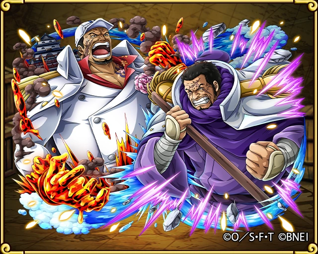 Sakazuki & Issho Tiger & Dog | One Piece Treasure Cruise Wikia | Fandom