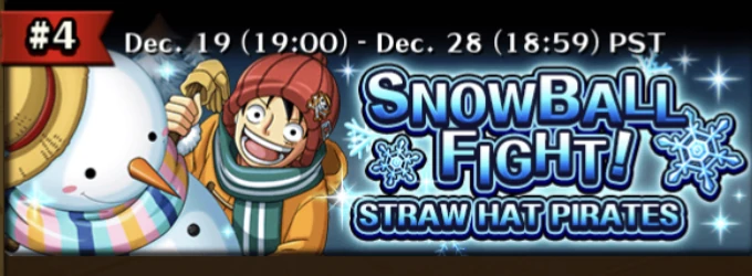 Snowball Fight! Straw Hat Pirates | One Piece Treasure Cruise Wikia ...