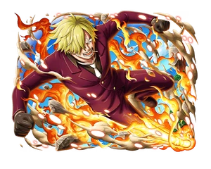 Sanji Roaring Diable Jambe | One Piece Treasure Cruise Wikia | Fandom