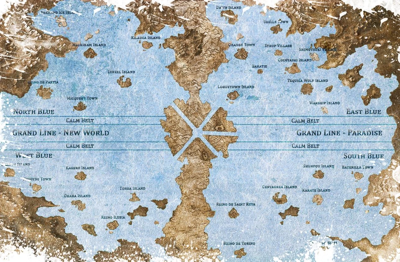 Mapa Islas Y Lugares de las Aventuras de Shibo | One Piece Fanon | Fandom