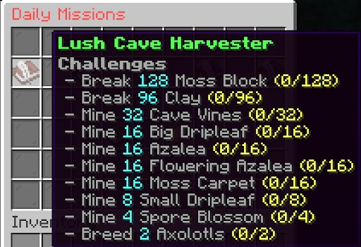 Missions | OneBlock MC Wiki | Fandom