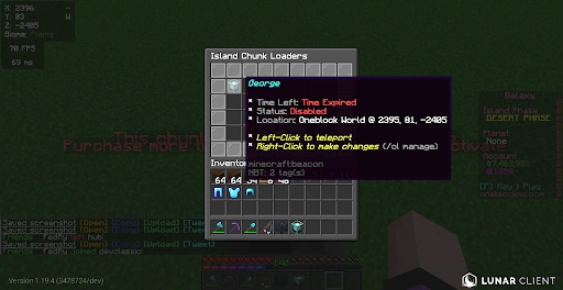 Chunk Loader | OneBlock MC Wiki | Fandom