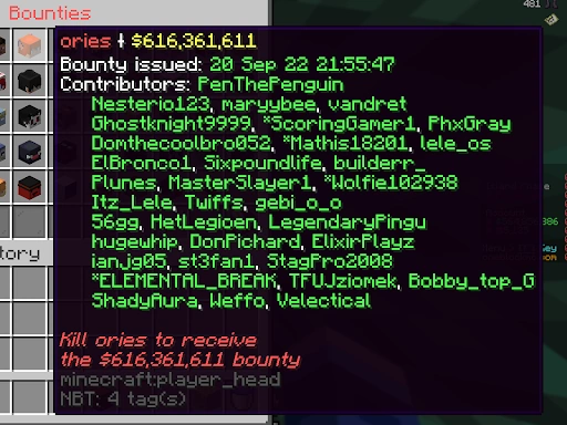 Bounties | OneBlock MC Wiki | Fandom