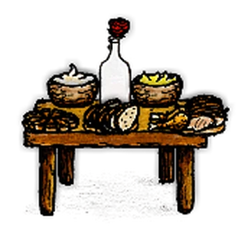 Feast Table Clipart