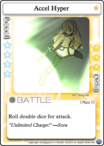 Accel Hyper | 100% Orange Juice Wiki | Fandom