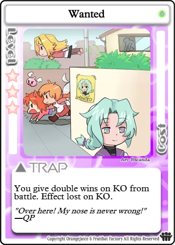Wanted | 100% Orange Juice Wiki | Fandom