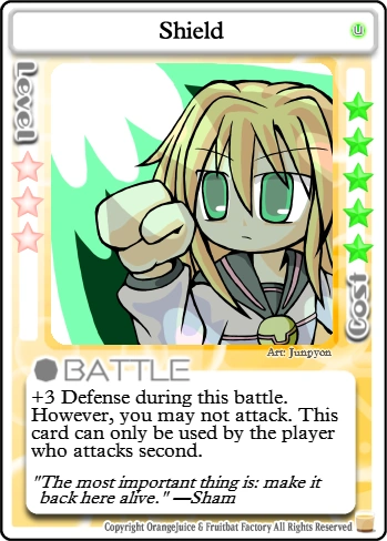 Shield | 100% Orange Juice Wiki | Fandom