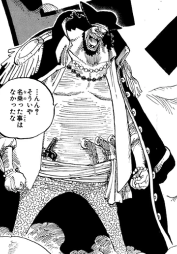 One Piece Barba Negra Queria