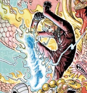 Estilo de Pierna Negra/Ifrit jambe | One Piece Wiki | Fandom