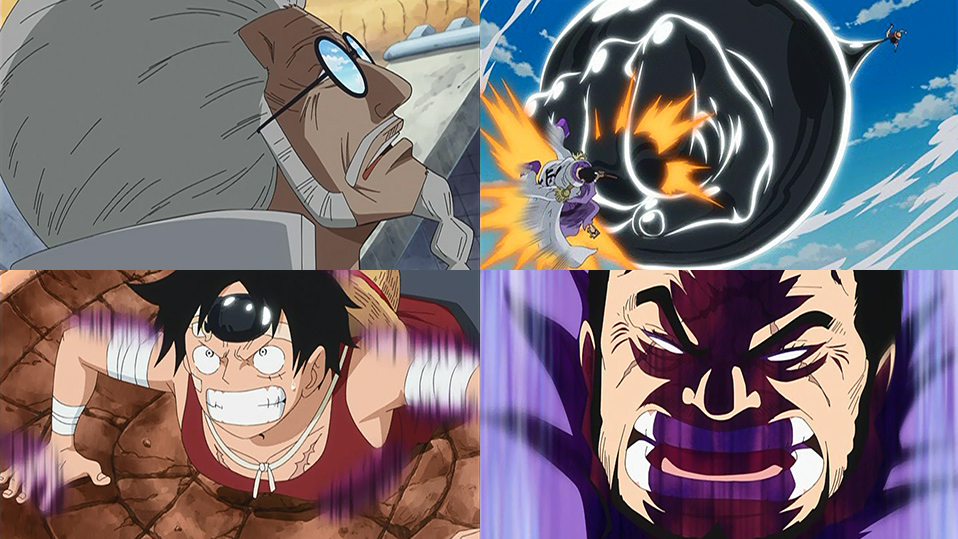 Episodio 743: L'orgoglio di un uomo - Luffy vs Fujitora | One Piece ...