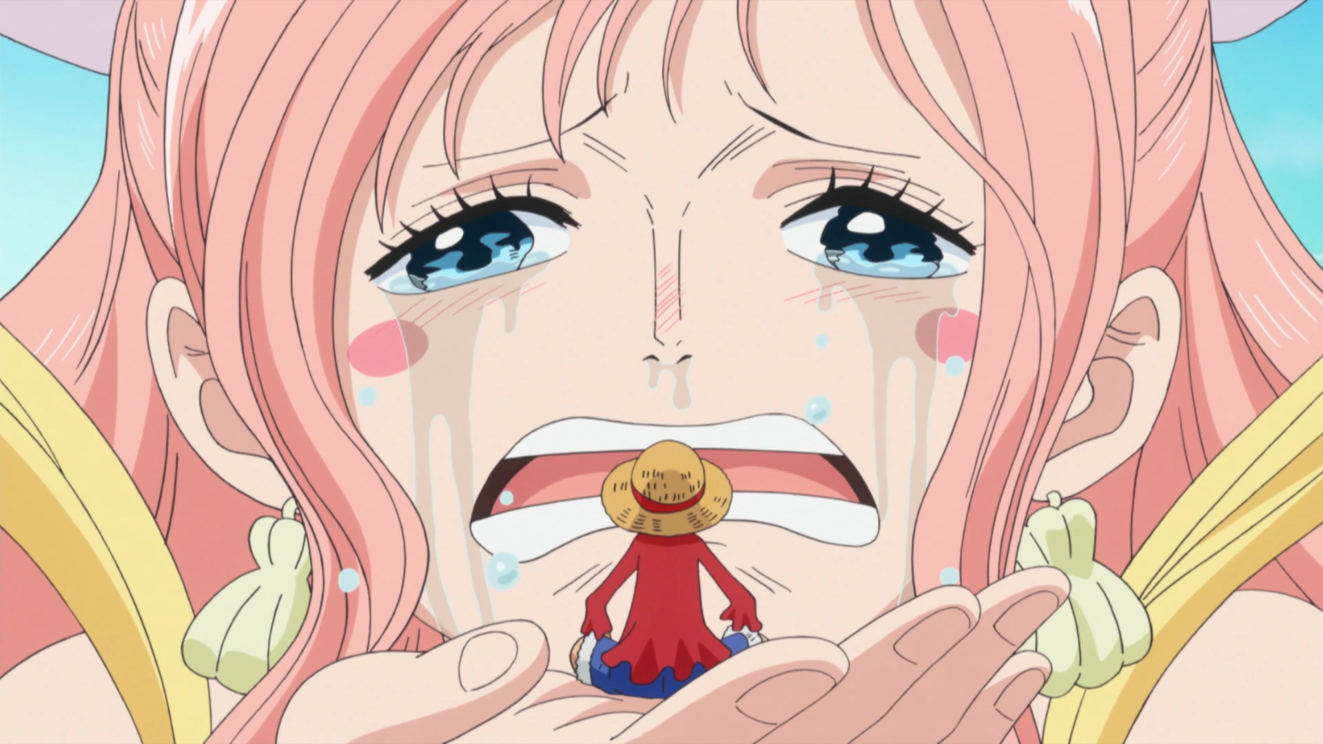 Shirahoshi X Luffy One Piece