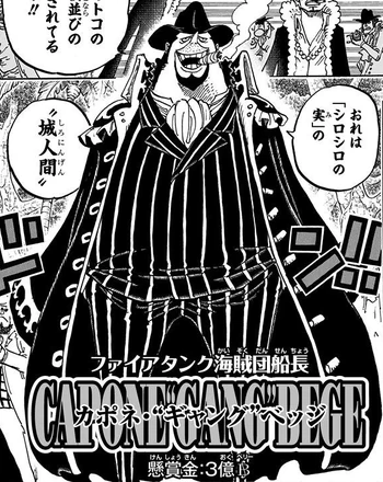 Capone Bege | One Piece Wiki | Fandom