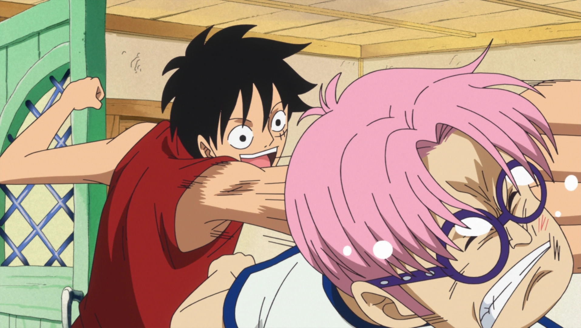 Monkey D. Luffy kontra Coby (Shells Town) | One Piece Wiki | Fandom