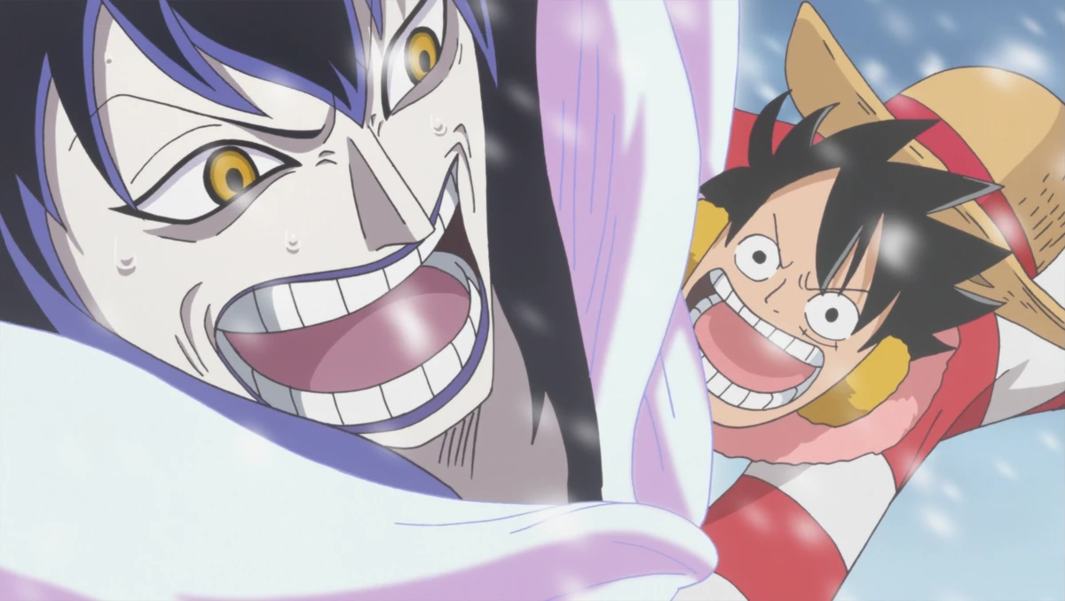 Caesar Clown kontra Monkey D. Luffy (runda pierwsza) | One Piece Wiki ...