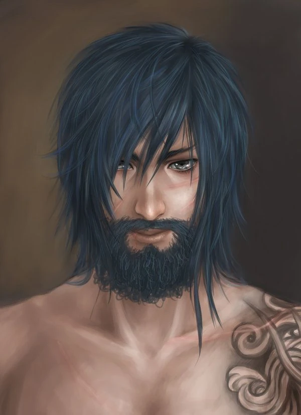 Anime Man With Beard