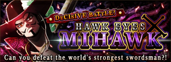 Clash!! Mihawk | One Piece Treasure Cruise Wiki | Fandom