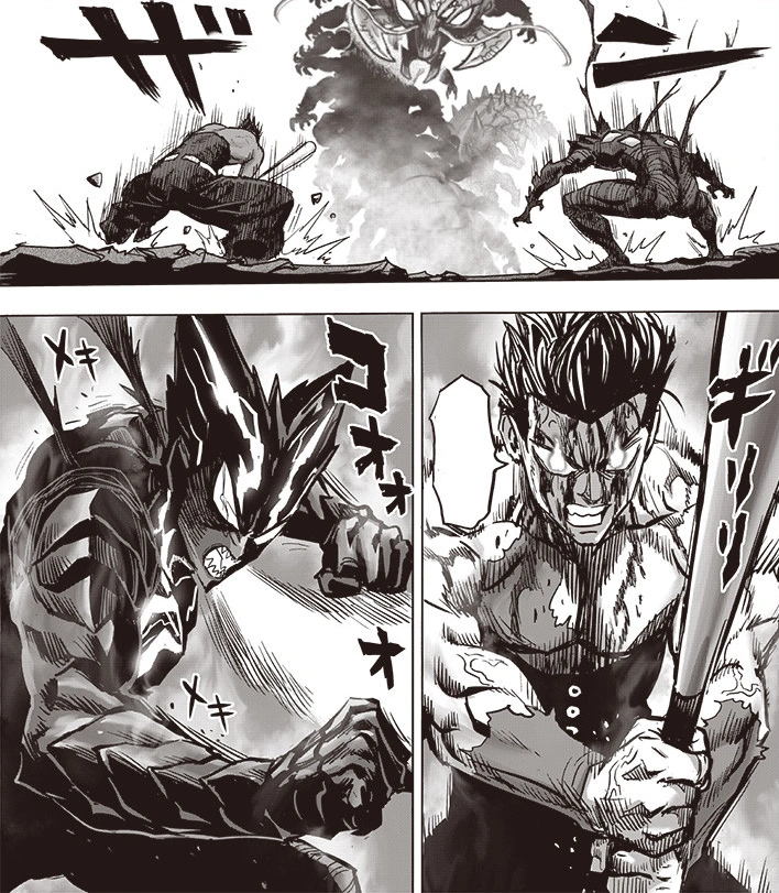 Garou y Metal Bat vs. Centisennin | One Punch-Man Wiki | Fandom