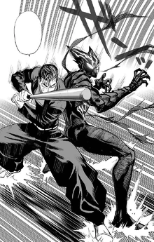 Garou y Metal Bat vs. Centisennin | One Punch-Man Wiki | Fandom