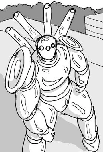 One Punch Man Metal Knight