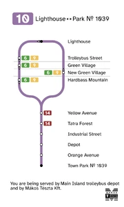 Route 10 | OneSkyVed's Trolleybuses Wiki | Fandom