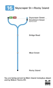 Route 16 | OneSkyVed's Trolleybuses Wiki | Fandom