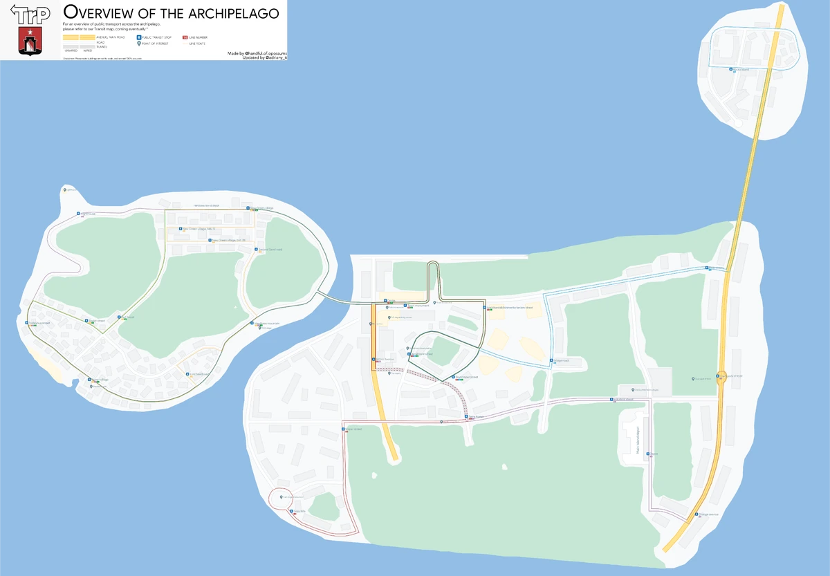 Game Map | OneSkyVed's Trolleybuses Wiki | Fandom