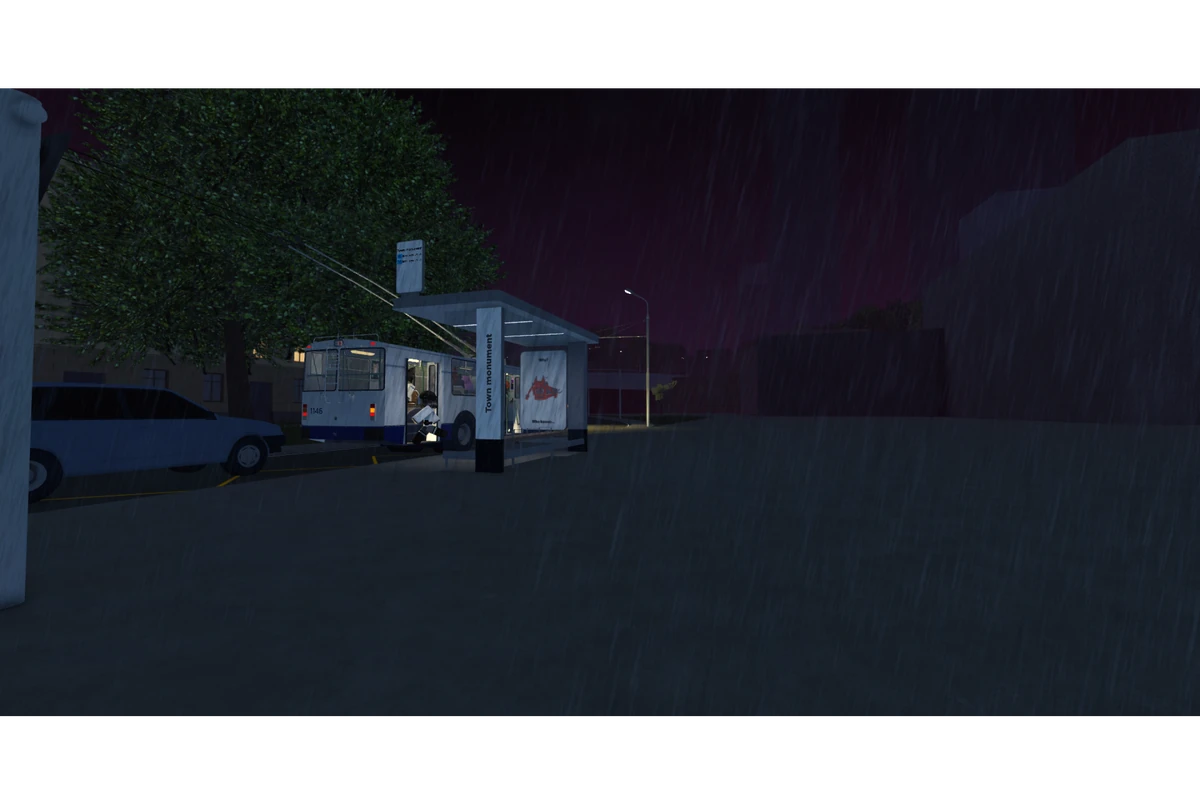 Town monument stop | OneSkyVed's Trolleybuses Wiki | Fandom