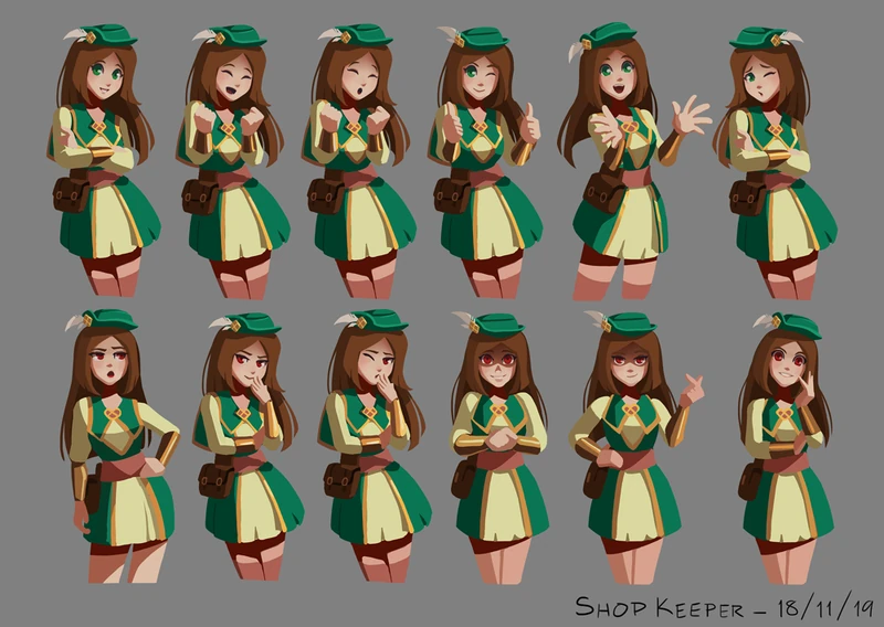 Shopkeeper from One step from Eden (normal) Minecraft Skin