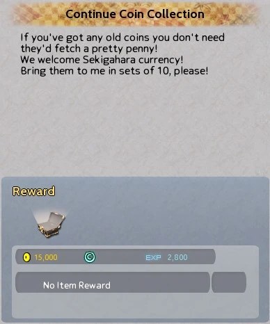 Continue Coin Collection | Onigiri Wiki | Fandom
