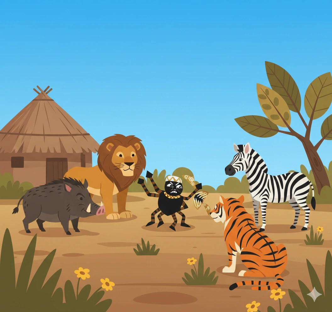 Anansi and the Magic Stick (Anansi story, Gemini) | Online generosity ...