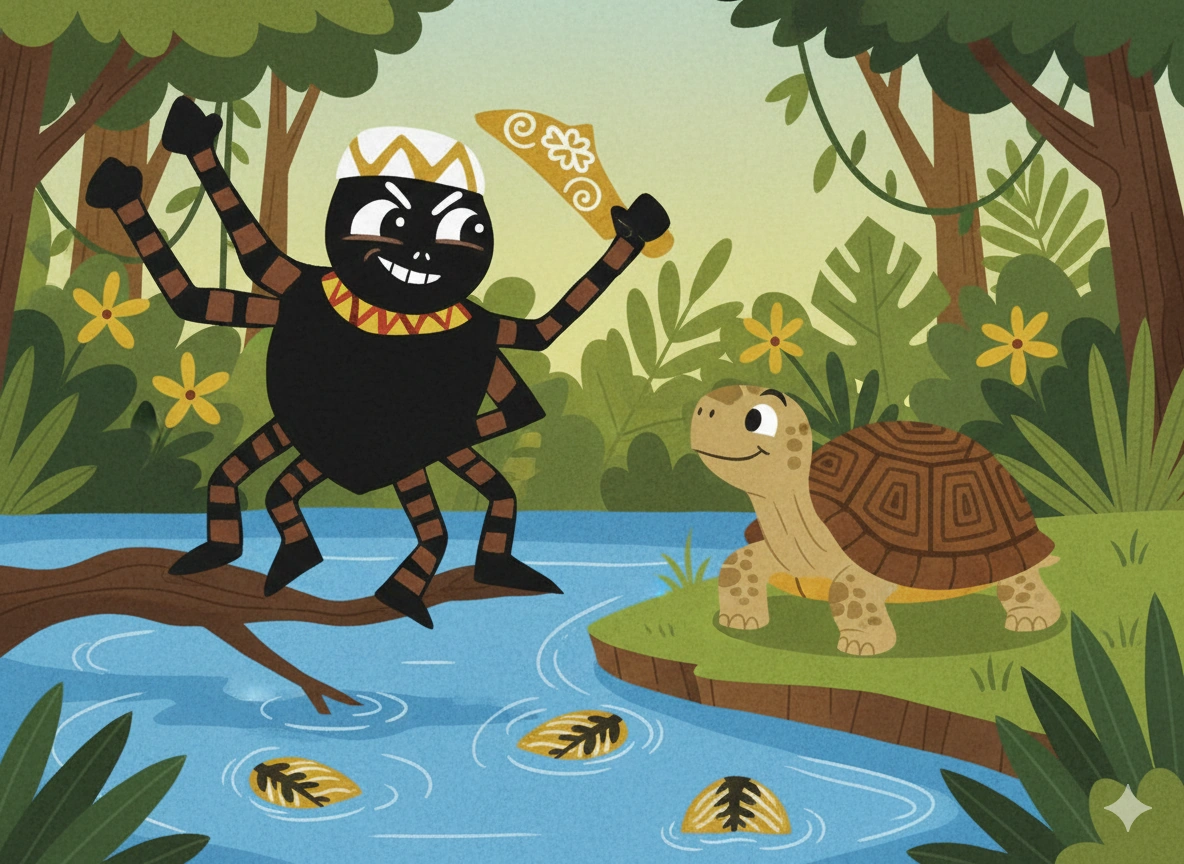 Anansi Goes Fishing (Anansi story, Gemini) | Online generosity Wikia ...