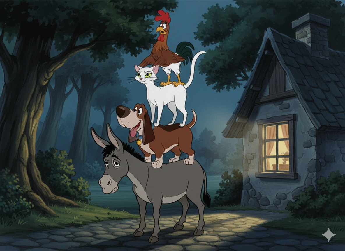 The Musicians of Bremen (Gemini) | Online generosity Wikia | Fandom