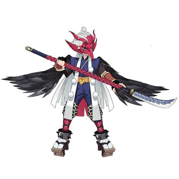 Karasu Tengu Drawing