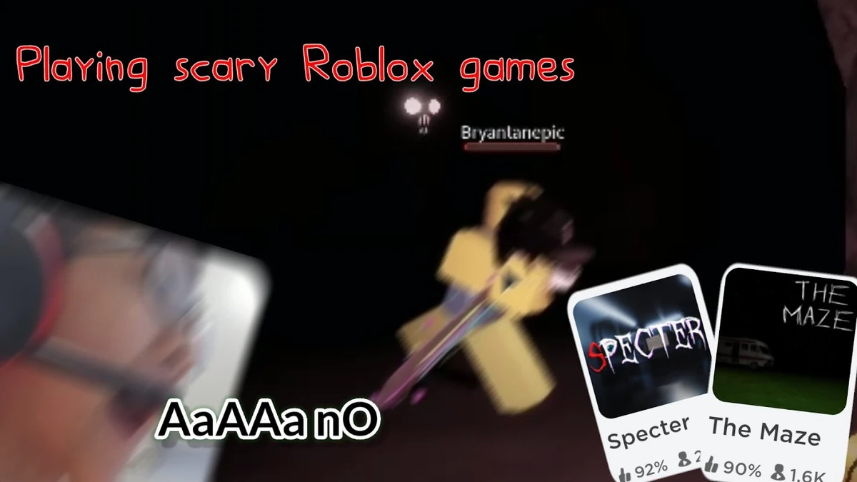 Playing SCARY ROBLOX GAMES with @hluke1099 (Specter, The Maze) | Onn_h Wiki | Fandom