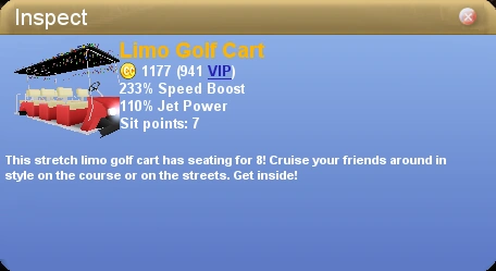 Limo Golf Cart | Onverse Wiki | Fandom
