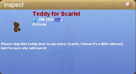 Teddy for Scarlet | Onverse Wiki | Fandom
