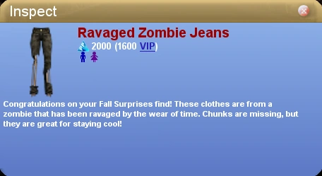Ravaged Zombie Jeans | Onverse Wiki | Fandom