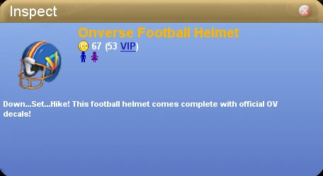 Onverse Football Helmet | Onverse Wiki | Fandom