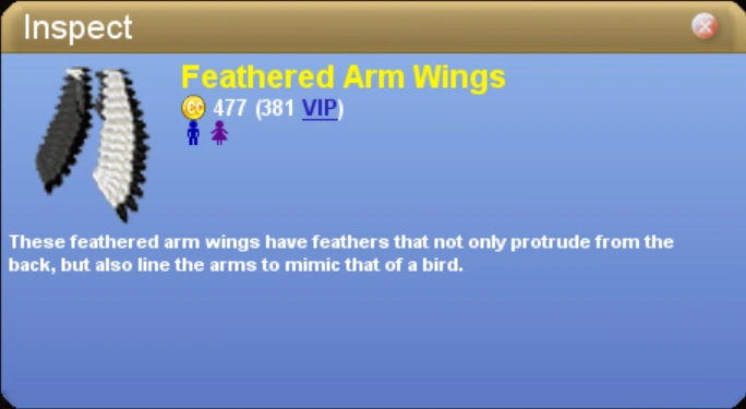 Feathered Arm Wings | Onverse Wiki | Fandom