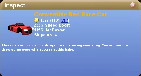 Convertible Red Race Car | Onverse Wiki | Fandom