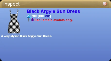 Black Argyle Sun Dress | Onverse Wiki | Fandom