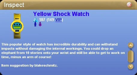 Yellow Shock Watch | Onverse Wiki | Fandom