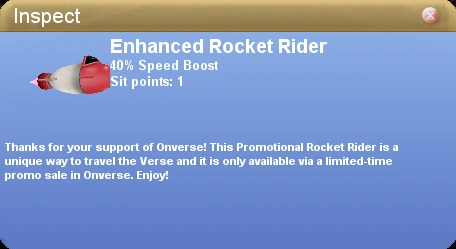 Enhanced Rocket Rider | Onverse Wiki | Fandom