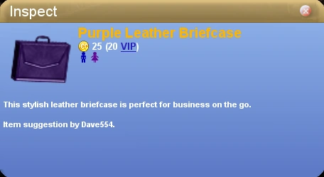Purple Leather Briefcase | Onverse Wiki | Fandom