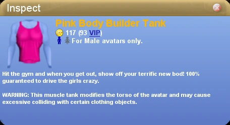 Pink Body Builder Tank | Onverse Wiki | Fandom