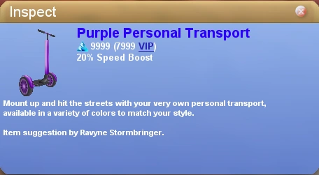 Purple Personal Transport | Onverse Wiki | Fandom